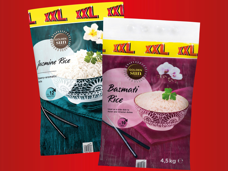 Akcie na JASMÍNOVÁ/BASMATI RÝŽE jenom za 199 Kč, XXL týden v Lidl ...